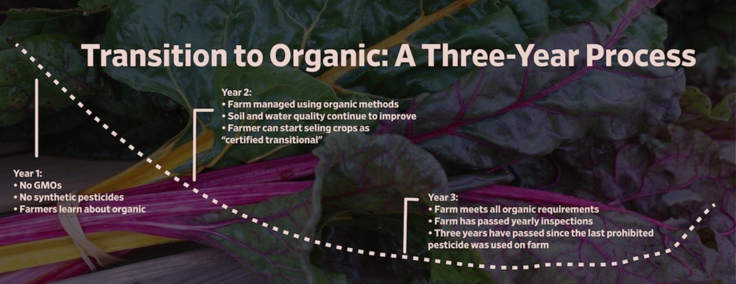 Less than 1% of U.S. farmland certified organic. Why don't more switch?