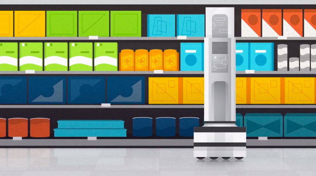 Why does Stop & Shop need big robots, patrolling the aisles?
