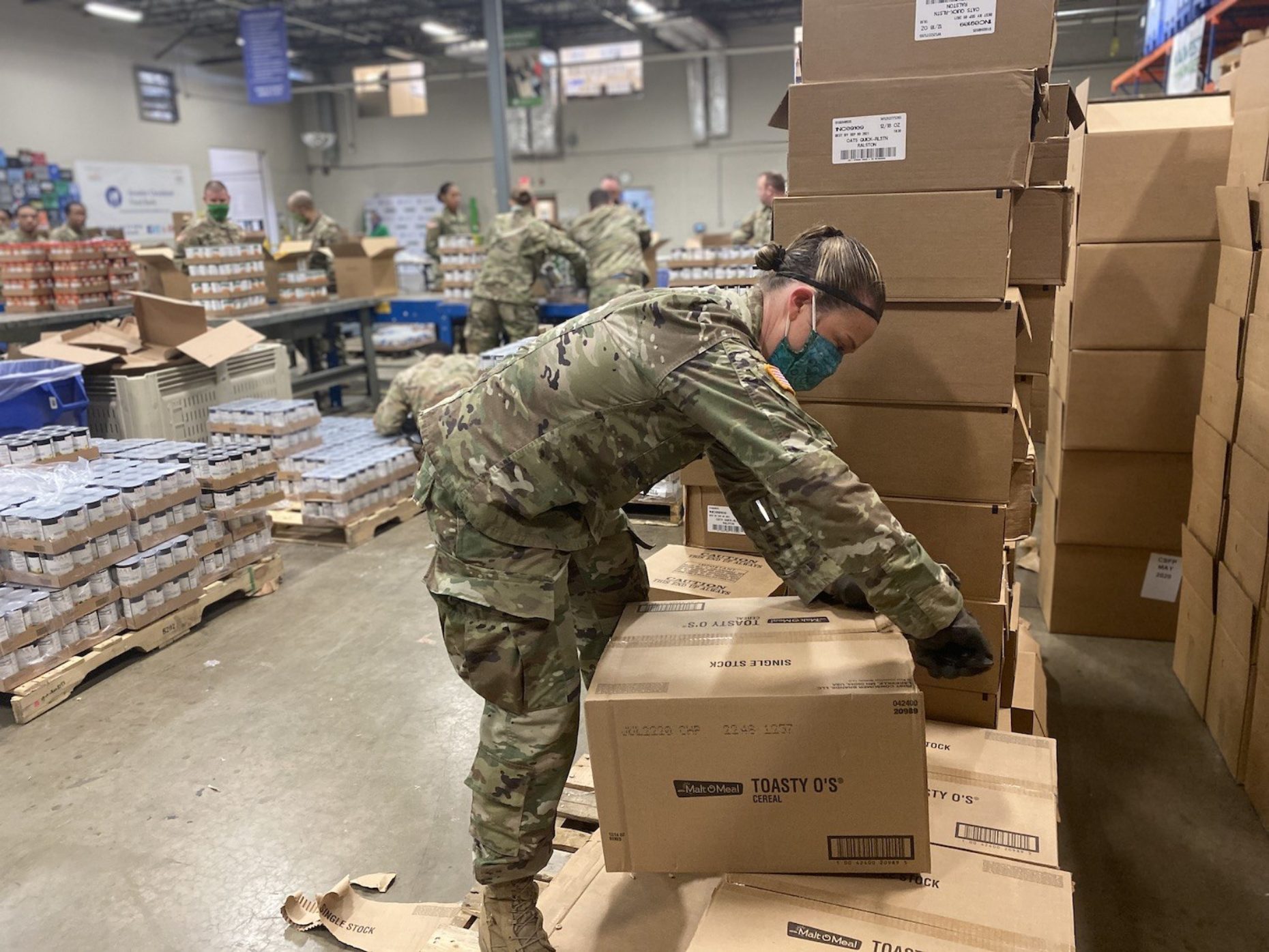 I'm a captain in the Ohio National Guard. I've helped distribute 5.4 ...