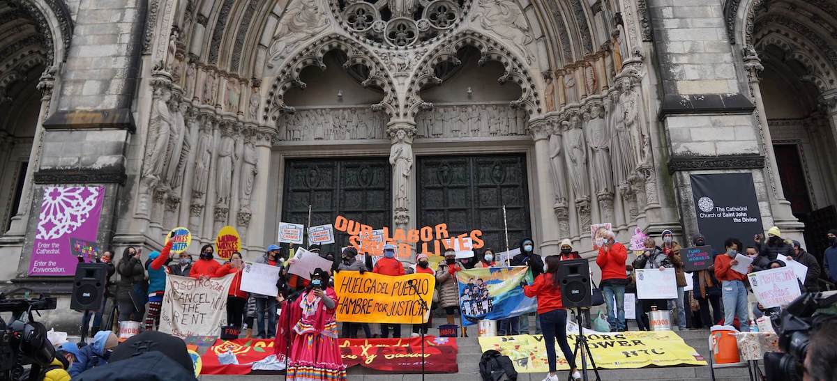 Food delivery couriers, street vendors launch hunger strike in NYC ...